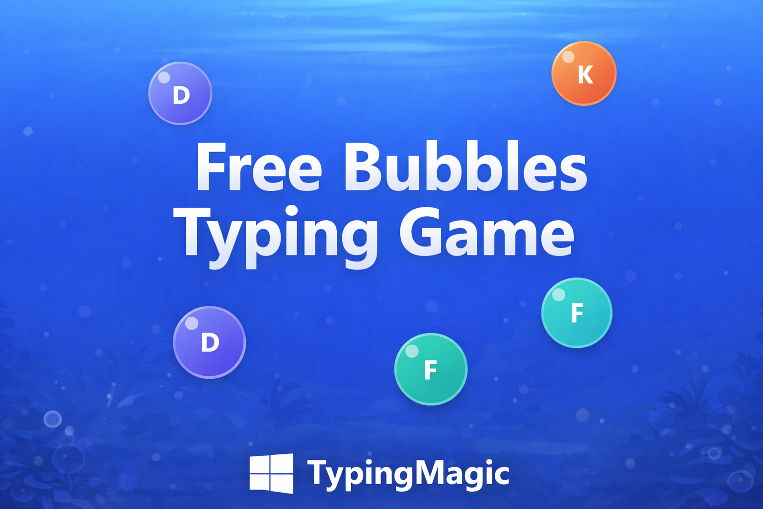 Free Online Bubbles Typing Speed Game - TypingMaster